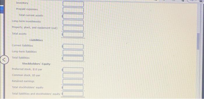 Solved Mastery Problem: Financial Statement Analysis | Chegg.com