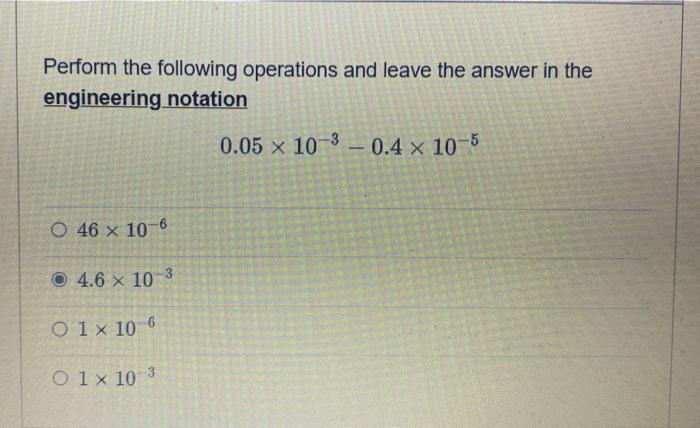 Solved Perform the following operations and leave the answer | Chegg.com