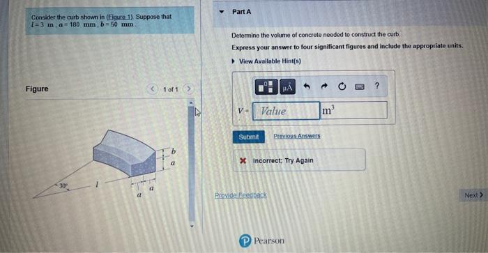 Solved Consider the curb shown in (Figure 1). Suppose that | Chegg.com