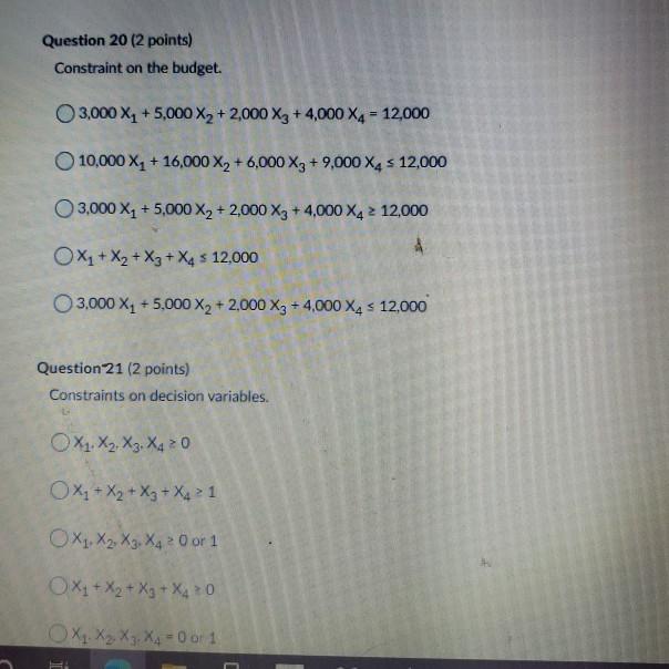 Solved [Chapter 12) Integer Linear Optimization Models The | Chegg.com