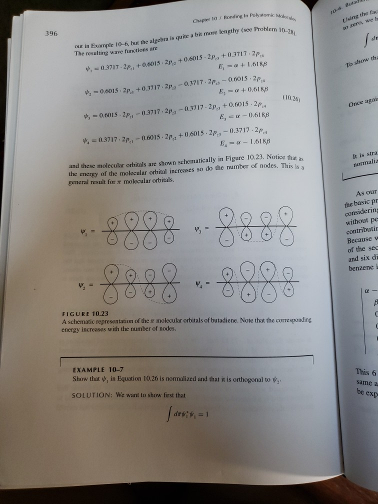 Solved Use the secular determinant for butadiene that was | Chegg.com