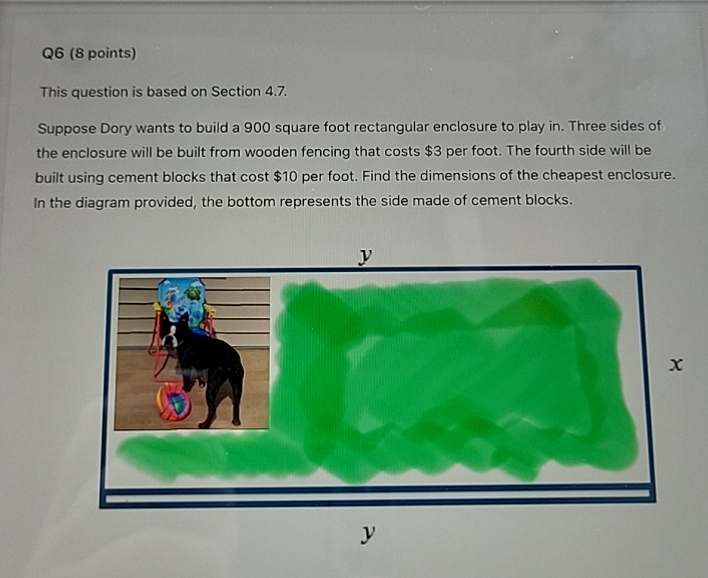 Solved Q6 (8 ﻿points)This question is based on Section | Chegg.com