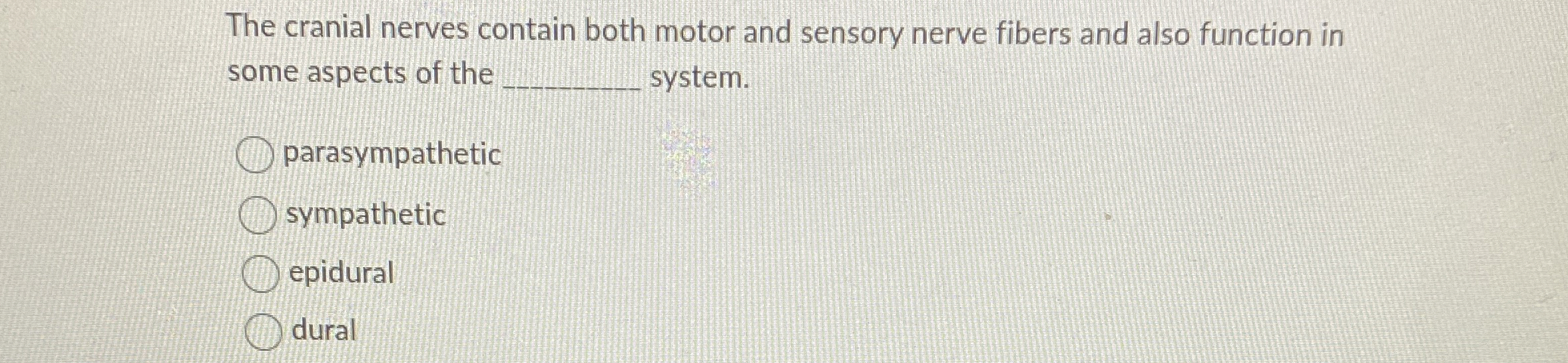 Solved The cranial nerves contain both motor and sensory | Chegg.com Solved The cranial nerves contain both motor and sensory | Chegg.com
