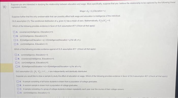 Solved Suppose you are interested in studying the | Chegg.com
