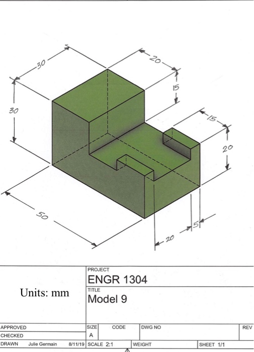 Solved 20 -30 30 -15 20 50 20 PROJECT ENGR 1304 TITLE Units: | Chegg.com