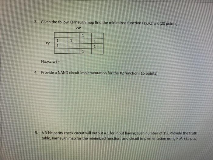 Solved 1. Minimize the following function using algebraic | Chegg.com