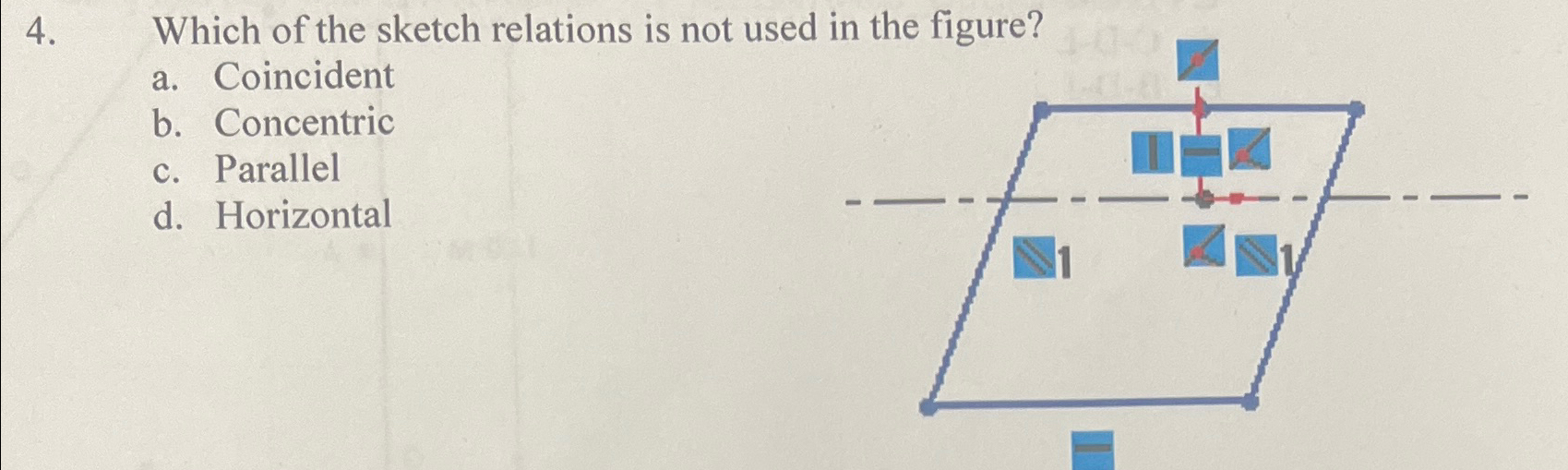 Solved Which of the sketch relations is not used in the | Chegg.com