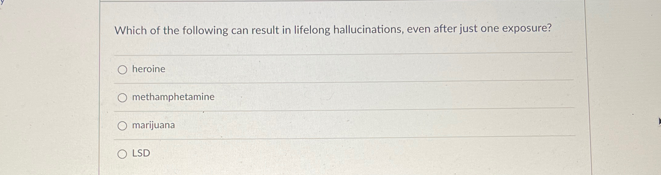 Solved Which of the following can result in lifelong | Chegg.com
