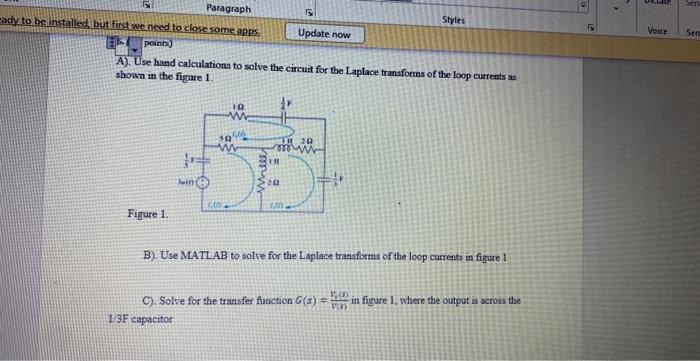 Solved A). Use hand calculations to solve the circuit for | Chegg.com