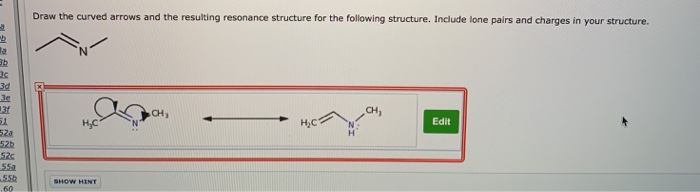 Solved Draw the curved arrows and the resulting resonance | Chegg.com