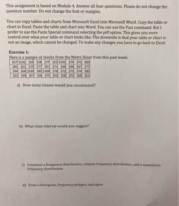 Solved This assignment is based on Module 4. Answer all four | Chegg.com
