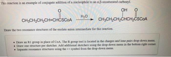Solved This reaction is an example of conjugate addition of | Chegg.com