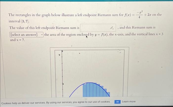 Solved The rectangles in the graph below illustrate a left | Chegg.com