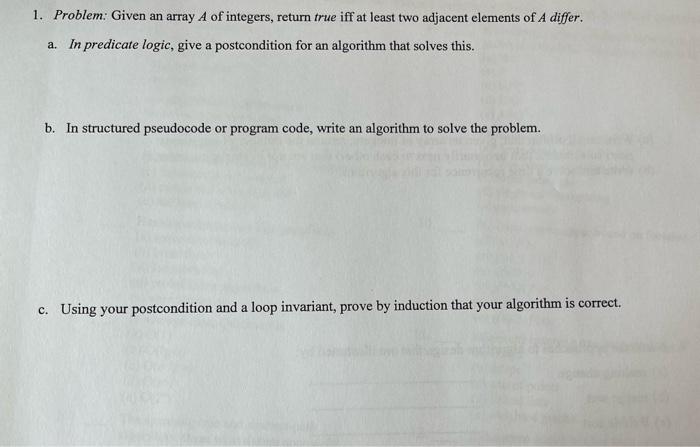 Solved B In Structured Pseudocode Or Program Code Write An 
