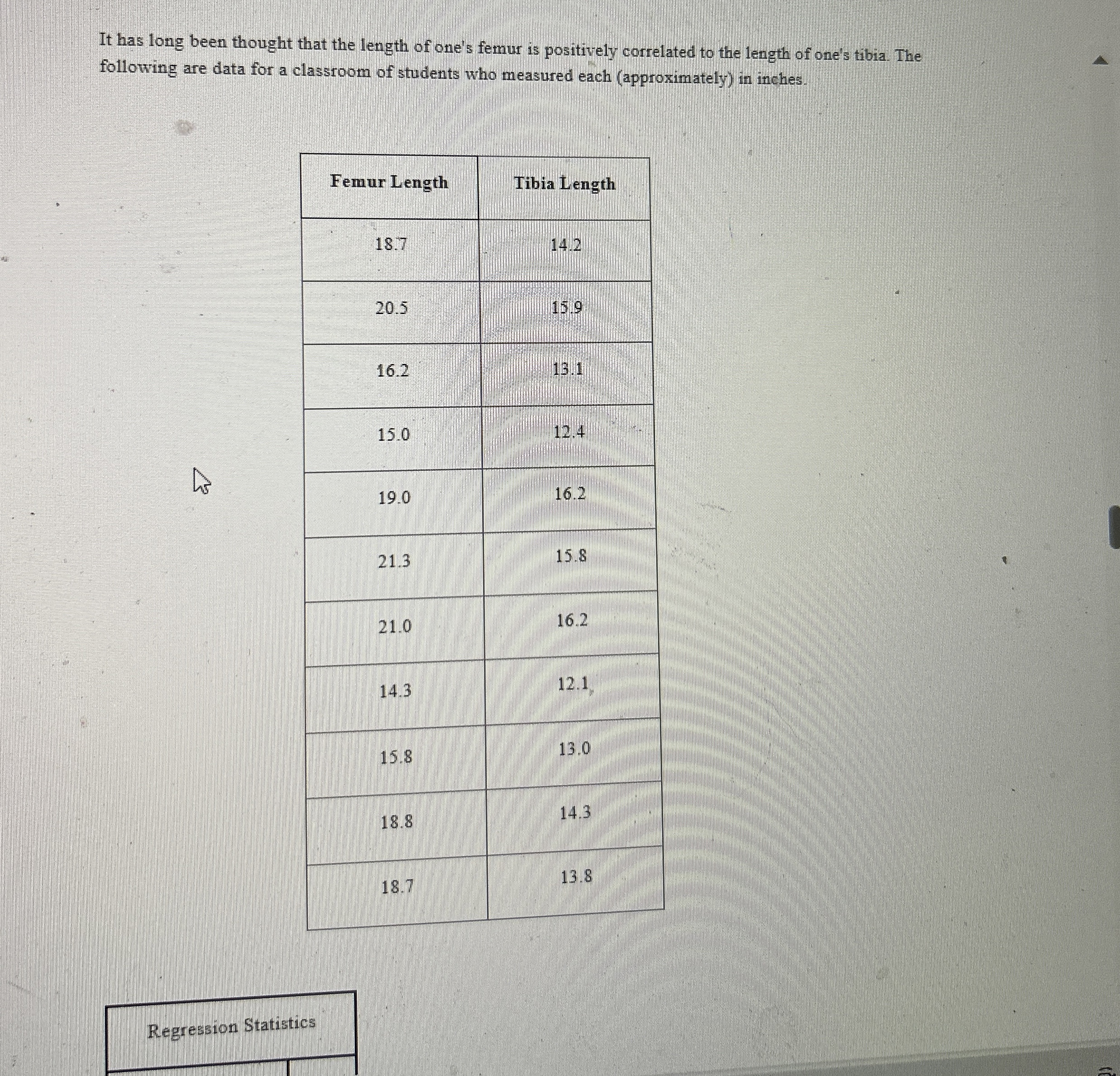 It has long been thought that the length of one's | Chegg.com