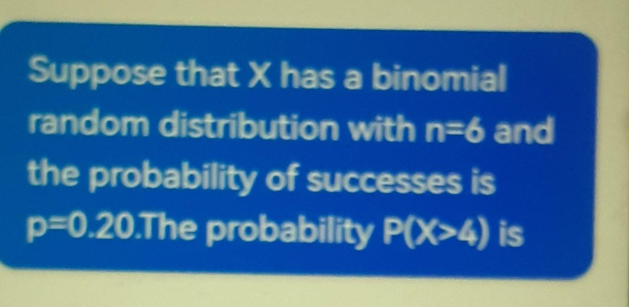 Solved Suppose that X has a binomial random distribution | Chegg.com