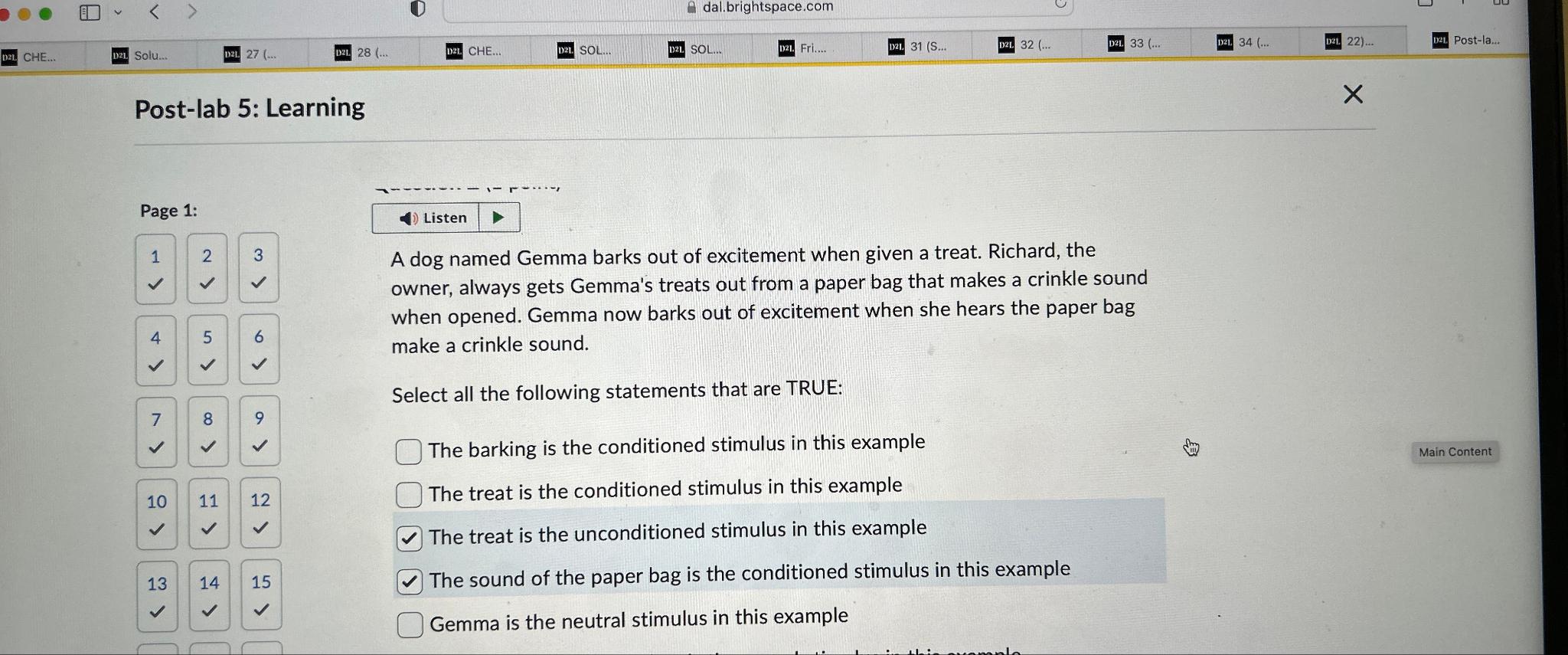Solved Post-lab 5: LearningPage 1:\table[[1,2,3],[ , , | Chegg.com