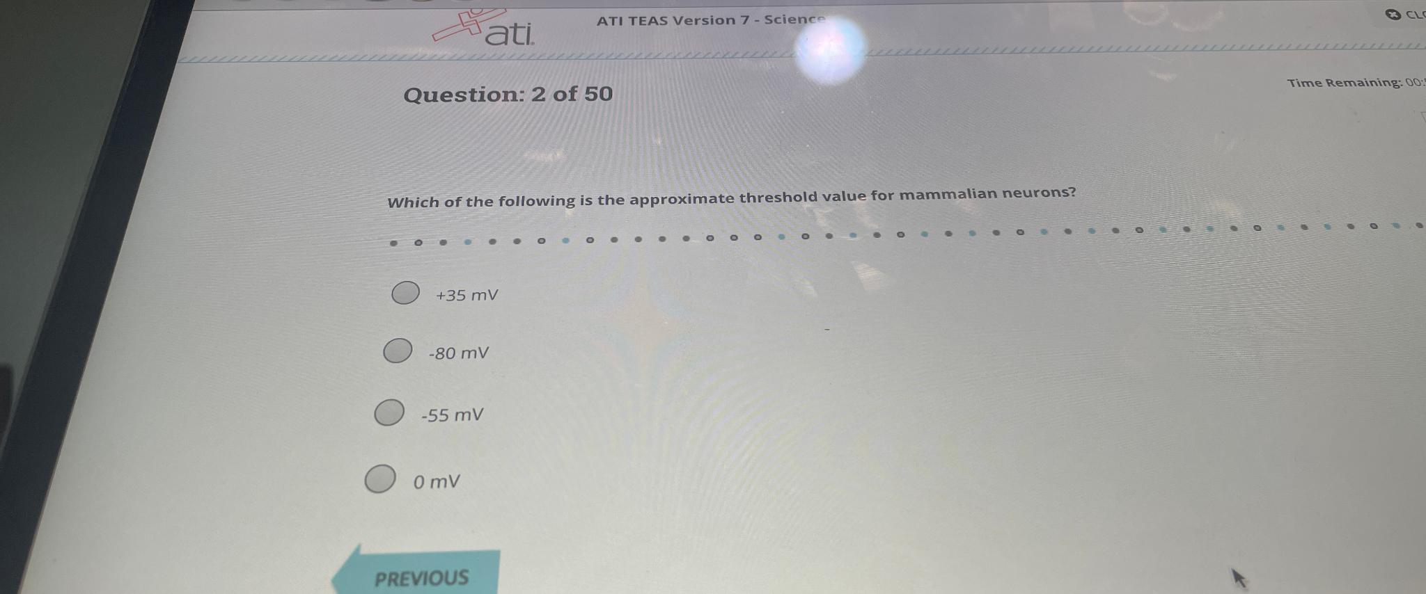 Solved Question: 2 ﻿of 50Which of the following is the | Chegg.com