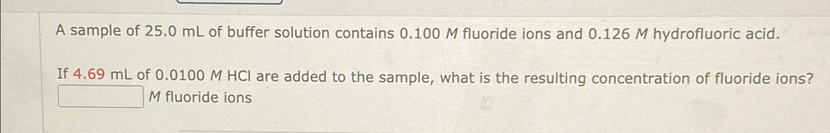 Solved A sample of 25.0mL ﻿of buffer solution contains | Chegg.com