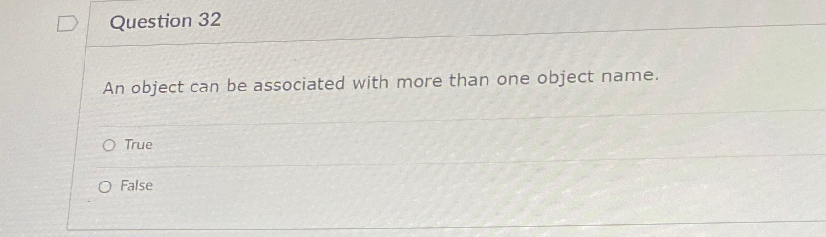 Solved Question 32An object can be associated with more than | Chegg.com
