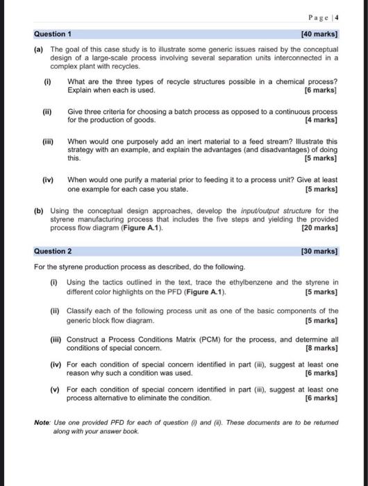 Solved Question 1 [40 marks] (a) The goal of this case study | Chegg.com