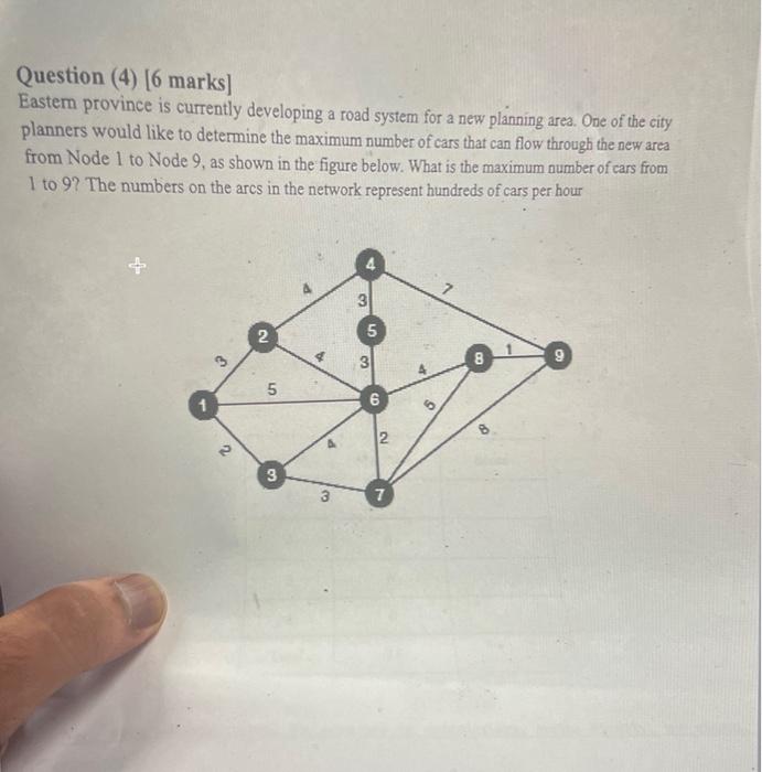 Solved Question 4 6 Marks Eastem Province Is Currently 