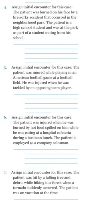 ICD-10-CM Review Exercises: : Chapter 23 Assign the | Chegg.com