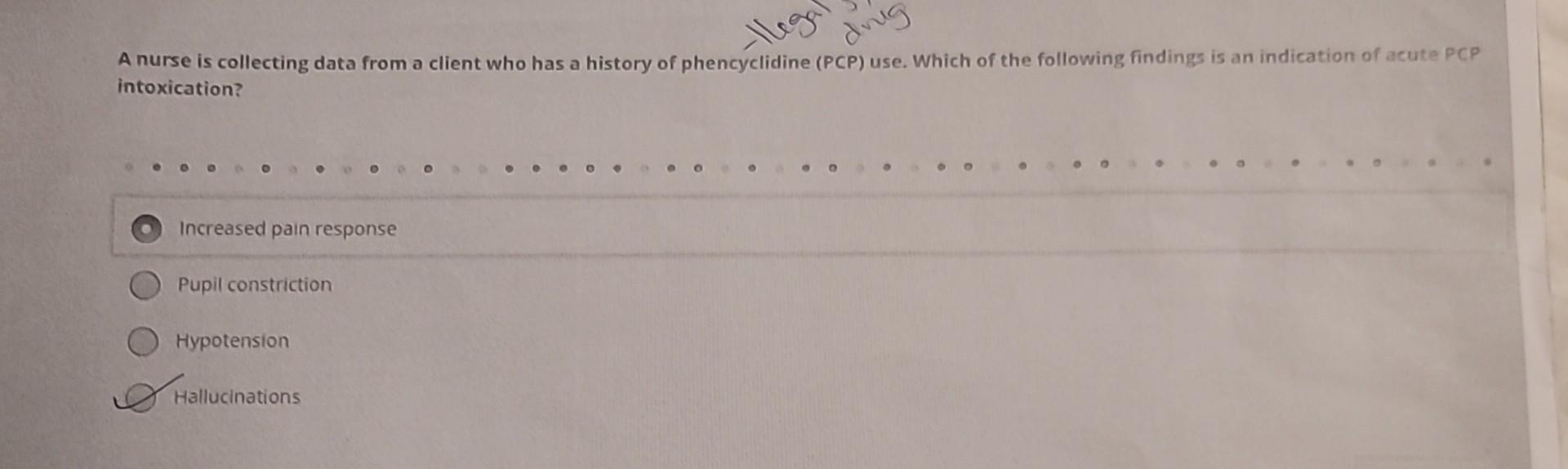 Solved A nurse is collecting data from a client who has a | Chegg.com