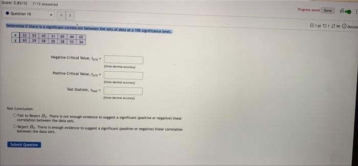 Solved Question 3 Bipi Detal Determine if there is a | Chegg.com