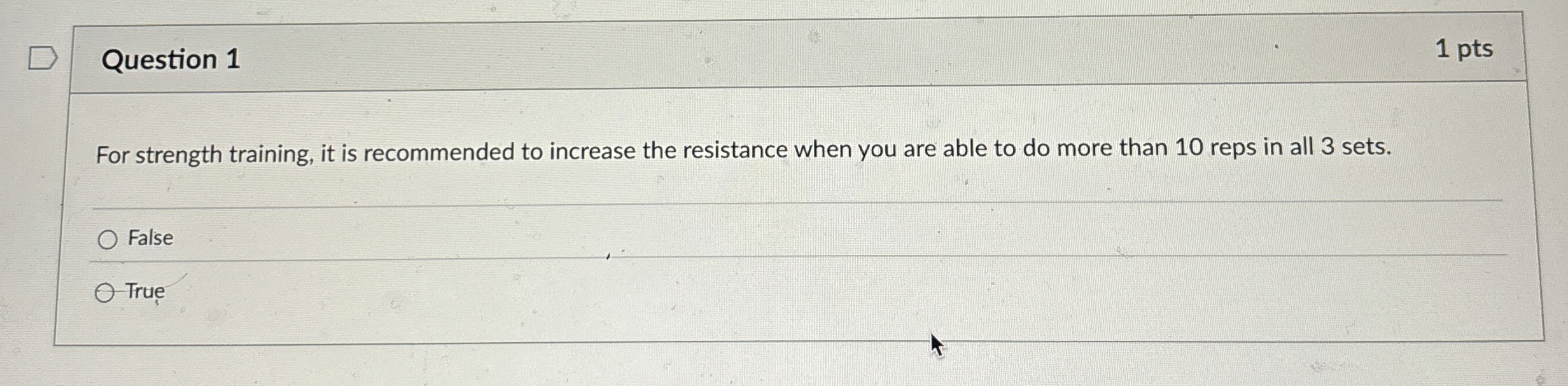High Quality SOLUTION Question 11 ﻿ptsFor strength training, it is | Chegg.com