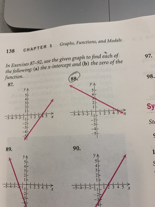 Solved Graphs, Functions, and Models 138 CHAPTER 1 97. In | Chegg.com