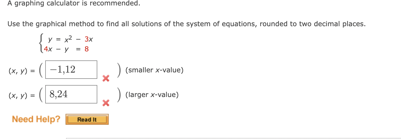 Solved A graphing calculator is recommended.Use the | Chegg.com