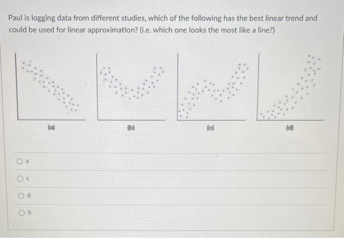 Solved Paul is logging data from different studies, which of | Chegg.com