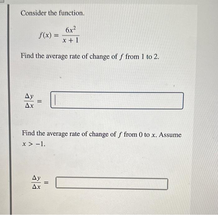 find the average rate of change of f from 1 to 2then | Chegg.com