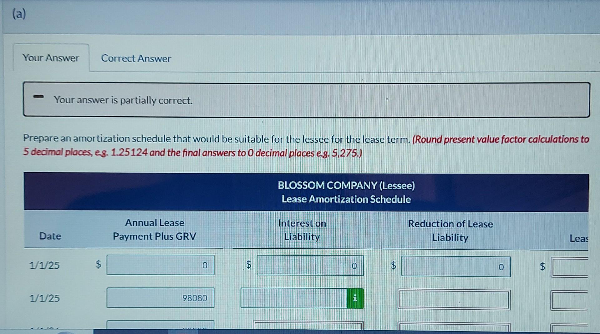 Solved The following facts pertain to a non-cancelable lease | Chegg.com