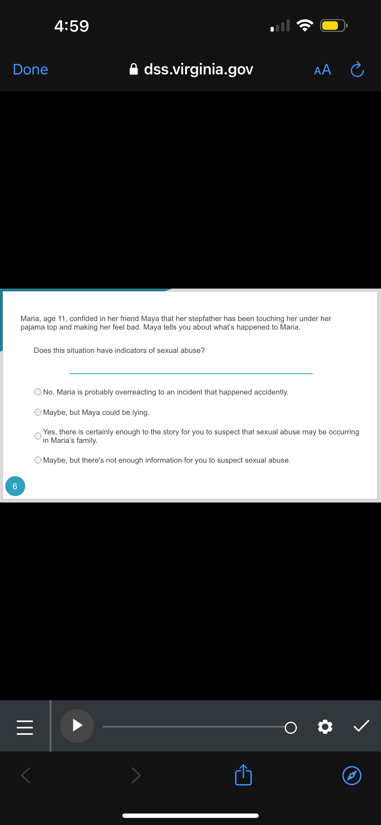 Solved Maria, age 11, ﻿confided in her friend Maya that her | Chegg.com