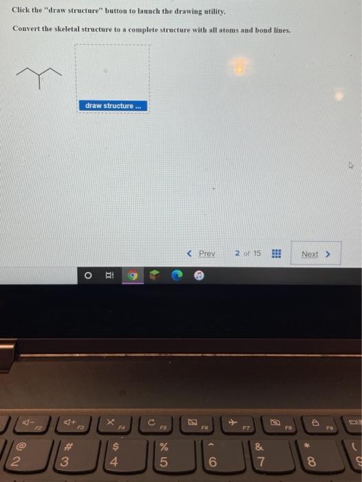 Solved Click the "draw structure" button to launch the | Chegg.com