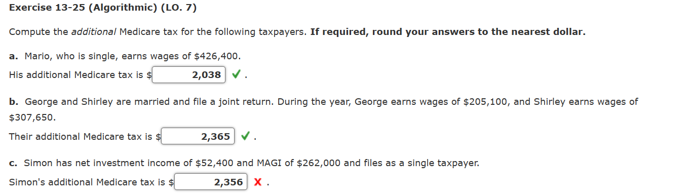 Exercise 13-25 (Algorithmic) (L0. 7)Compute the | Chegg.com