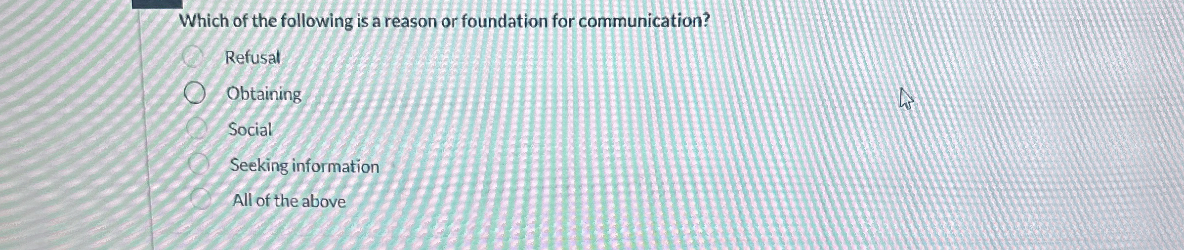 Solved Which of the following is a reason or foundation for | Chegg.com