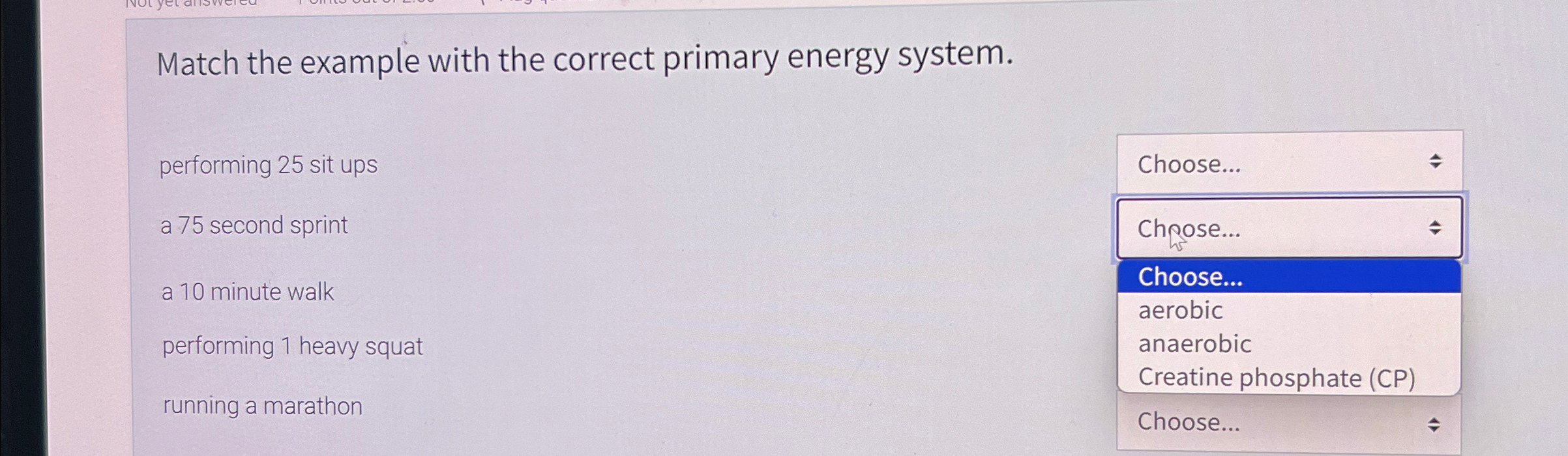 Solved Match the example with the correct primary energy | Chegg.com