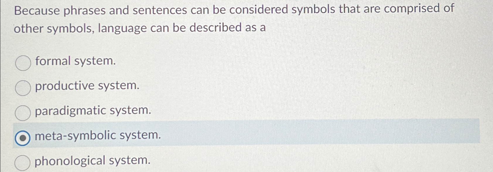 Solved Because phrases and sentences can be considered | Chegg.com