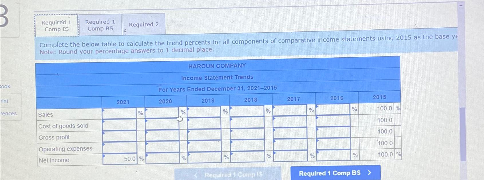 Solved Required 1\\nComp IS ,\\n\\\\table[[Required 1],[Comp | Chegg.com