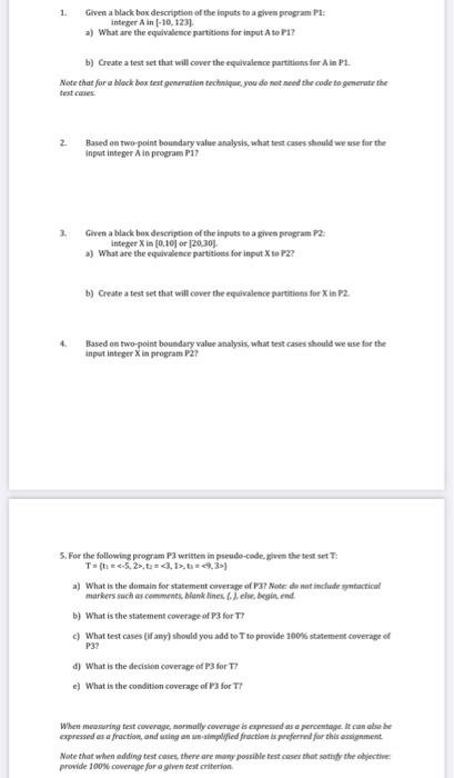 Solved 1. Given a black box description of the inputs to a | Chegg.com Solved 1. Given a black box description of the inputs to a | Chegg.com