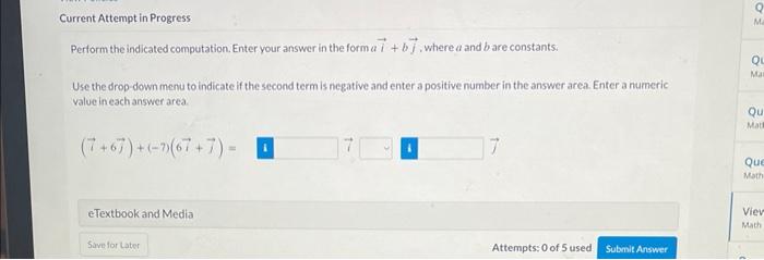 Solved Perform the indicated computation. Enter your answer | Chegg.com