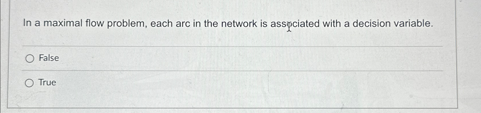 Solved In a maximal flow problem, each arc in the network is | Chegg.com