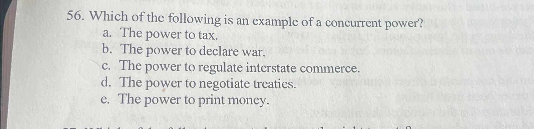 Solved Which of the following is an example of a concurrent | Chegg.com