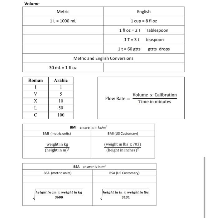 Solved There are two pages with useful conversion factors | Chegg.com