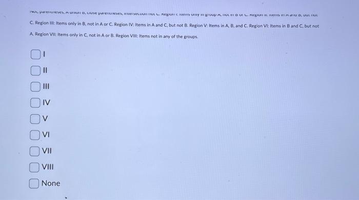 Solved Using the region names in the image below, select all | Chegg.com