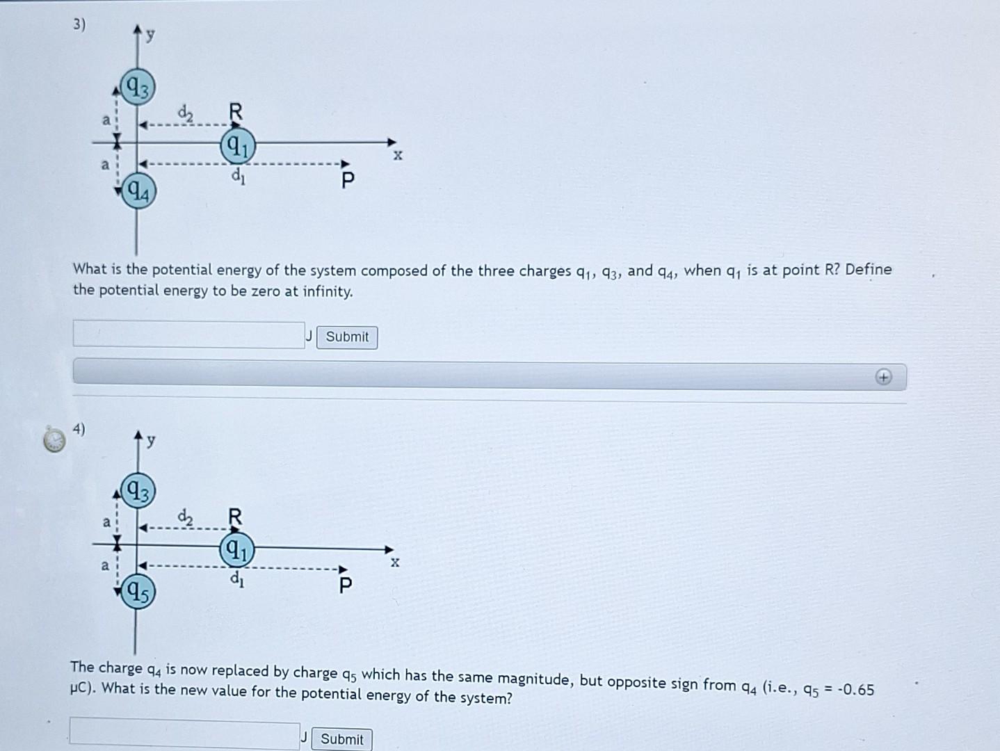 Solved A point charge q2=1.3μC is fixed at the origin of a | Chegg.com