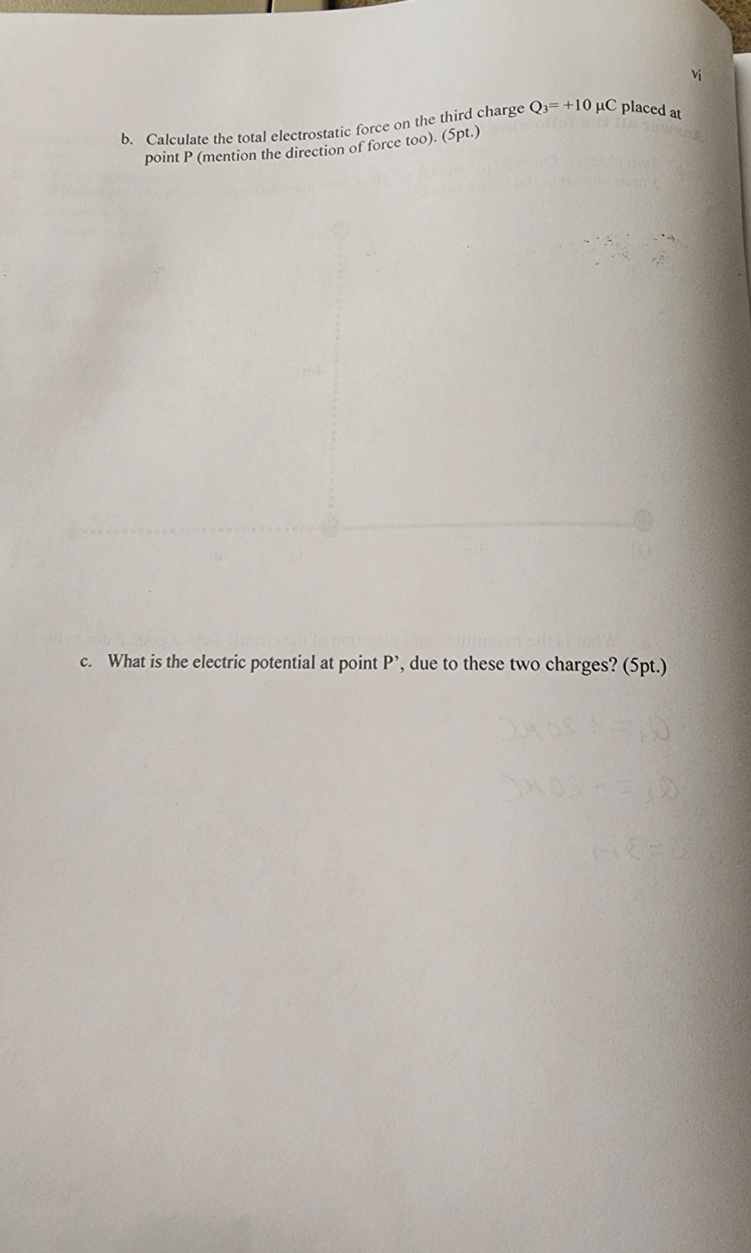 vAnswer all the following Problem.6. ﻿Two charges, | Chegg.com